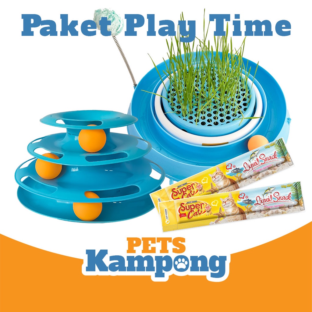 Jual OPO CAT - Mainan Kucing Paket Play Time | Shopee Indonesia