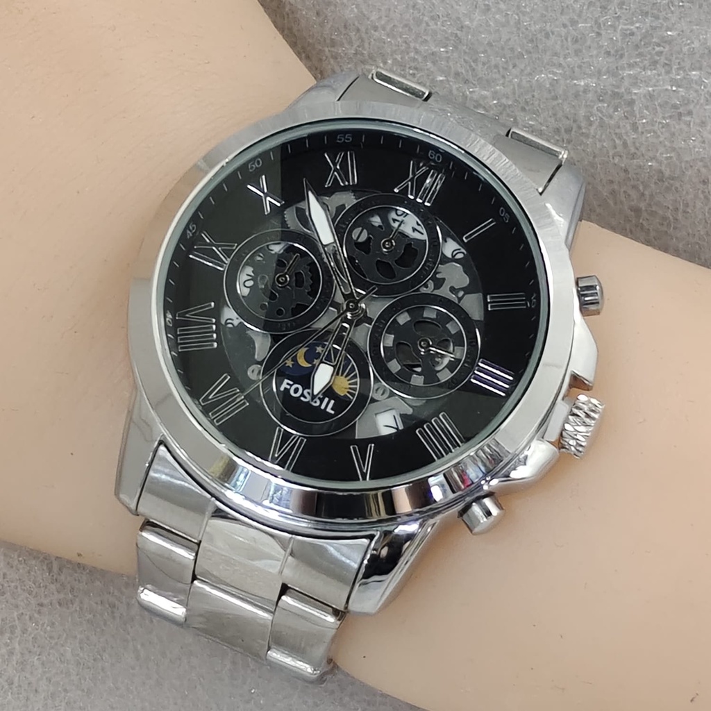 Jual Jam Tangan Pria Rantai 6 Varian Terbaru Chrono aktif Free Box ...