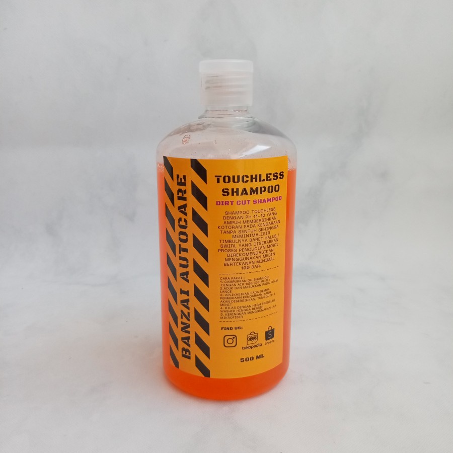 Jual TOUCHLESS SHAMPOO DIRT CUT SHAMPOO Original Coating Factory 500 ml ...