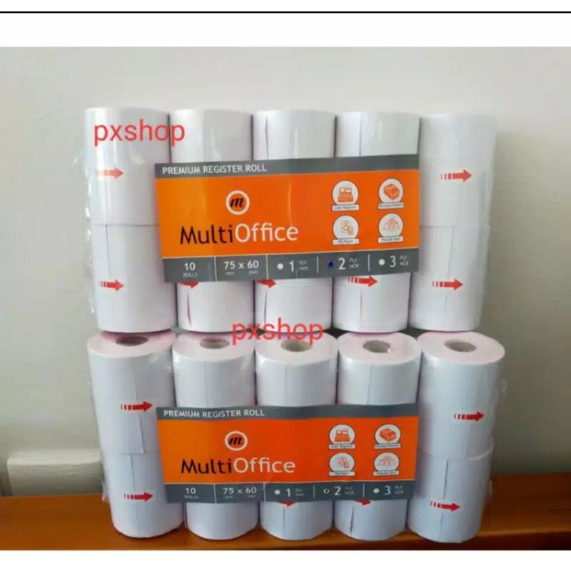Jual Kertas Struk Kasir / Kertas Roll Register / Kertas roll 75 x 60 ...