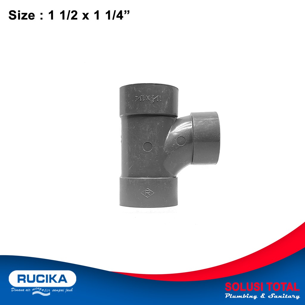 Jual TY 90 Derajat D 1 1/2 x 1 1/4 Inch Tee Y D 1 1/2 x 1 1/4" PVC Rucika | Shopee Indonesia
