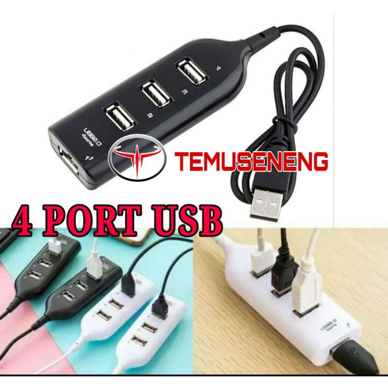 Jual Usb Hub 4In1 4 Port 4Port Colokan Flashdisk Mouse Laptop Komputer ...