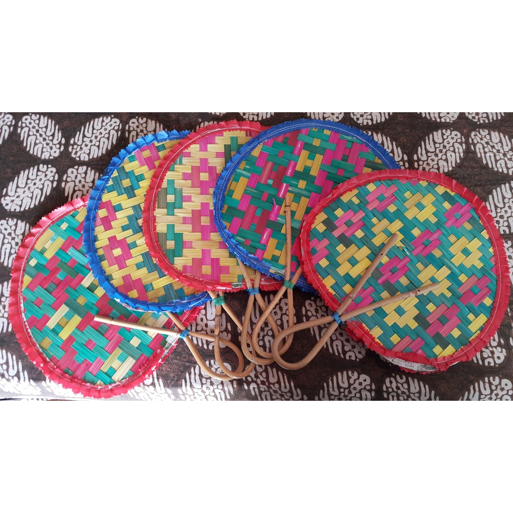Jual KIPAS TANGAN ANYAMAN/KIPAS ANYAMAN BAMBU TERLARIS/KIPAS JADUL ...