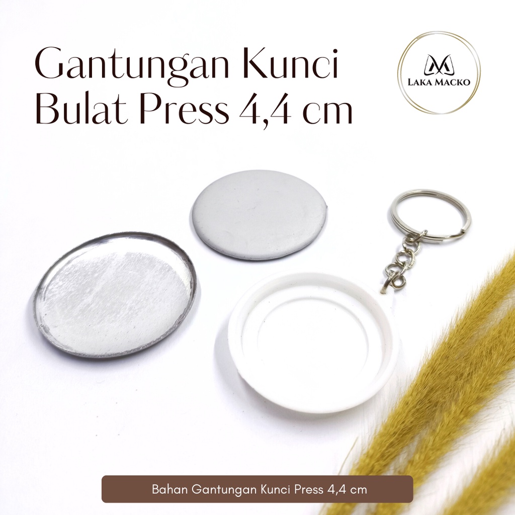 Jual Gantungan Kunci Press 4,4 cm , Bahan Gantungan Kunci Press ...