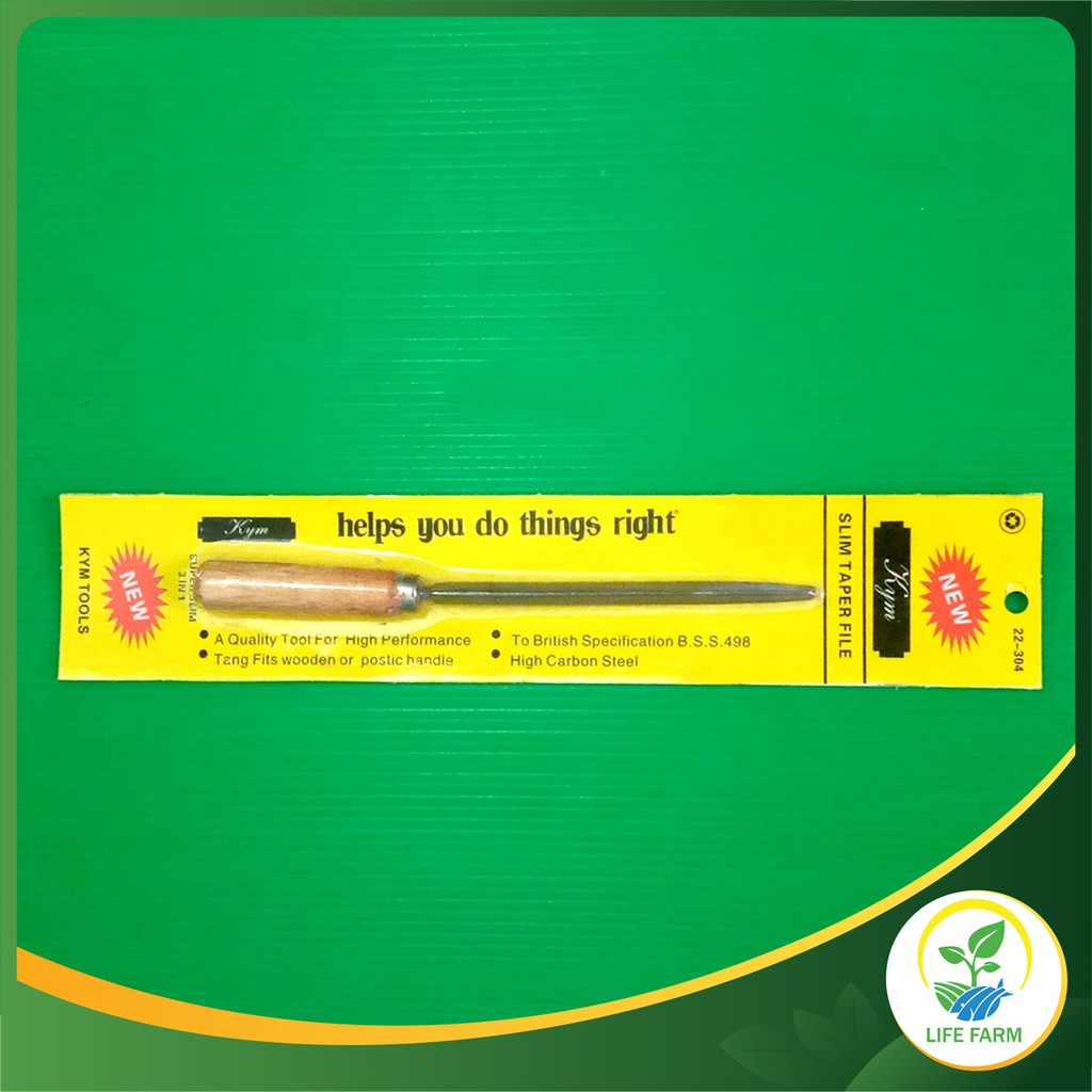 Jual Kikir Kym Slim Taper File Kikir Mini Segitiga | Shopee Indonesia