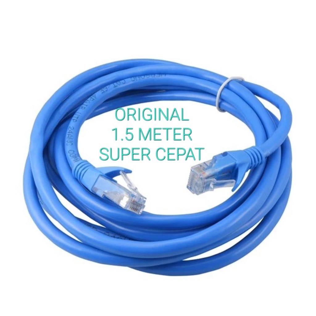 Jual G644 ORI KABEL LAN RJ45 1.5 METER CAT6 UTP INTERNET LAPTOP WIFI ...