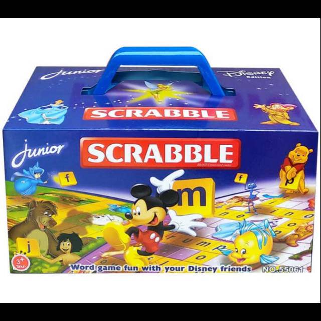 Jual SCRABBLE JUNIOR BOX / mainan edukasi hadiah kado | Shopee Indonesia