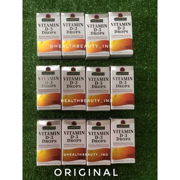 Jual Nature’s Answer Vitamin D3-Drops | Shopee Indonesia
