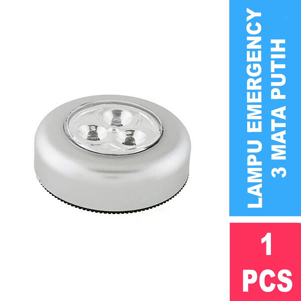 Jual Bisa COD Lampu Tempel Stick N Click LED Bulat Battery Baterai Lamp ...