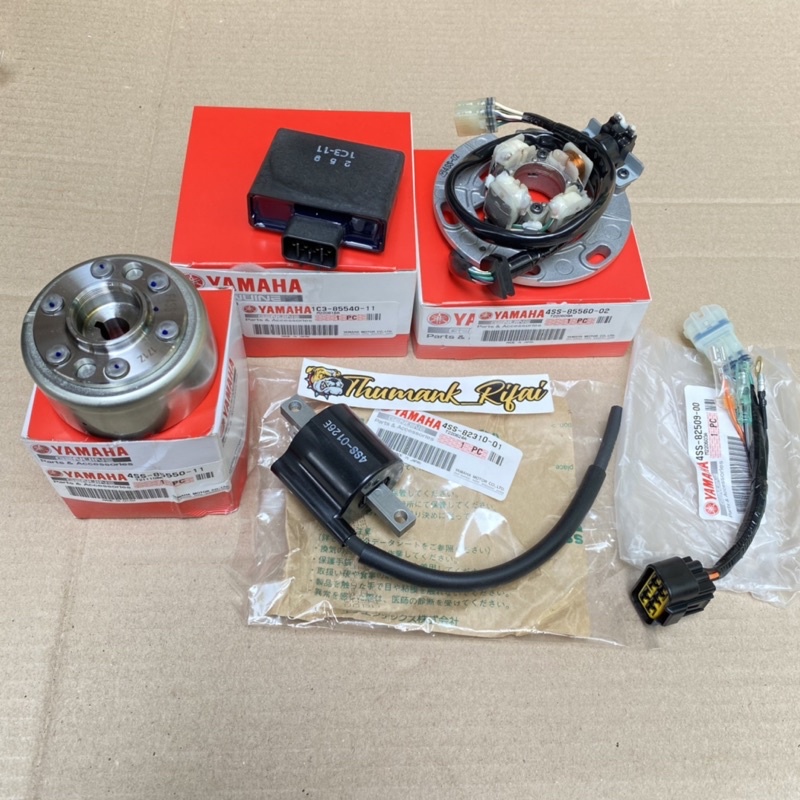 Jual PAKET PENGAPIAN YZ 125 SPULL SPOOL YZ STATOR ASSY YAMAHA YZ 125 ORI ORIGINAL JAPAN YGP ...