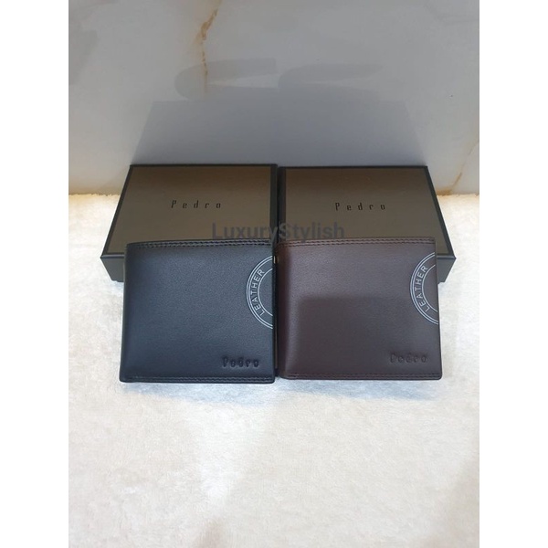 Jual Dompet pedro pria leather | Shopee Indonesia