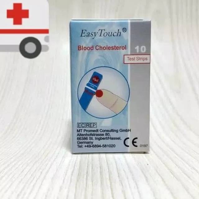Jual Strip kolesterol Easy Touch Refil Stik Cholesterol Alat GCU ...