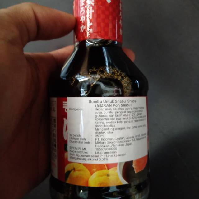 Jual Bumbu untuk shabu shabu Mizkan pon shabu 250ml impor jepang | Shopee Indonesia