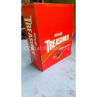 Jual COKLAT DELFI TREASURE BOX ISI 24 BAR PACK X 36GR GOLDEN ALMOND ...