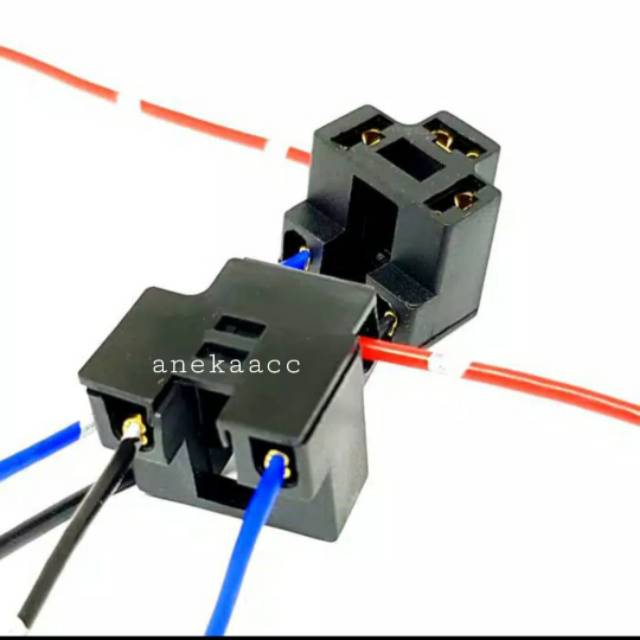 Jual SOCKET LAMPU MOBIL H4 MODEL BENDERA | Shopee Indonesia