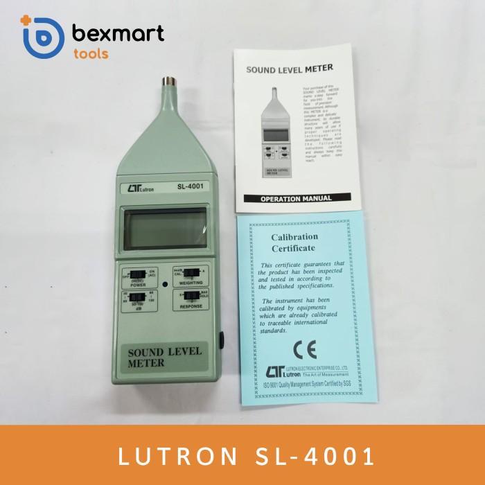 Jual Alat Ukur Sound Level Meter Lutron Sl-4001/Sl4001/Sl 4001 | Shopee ...