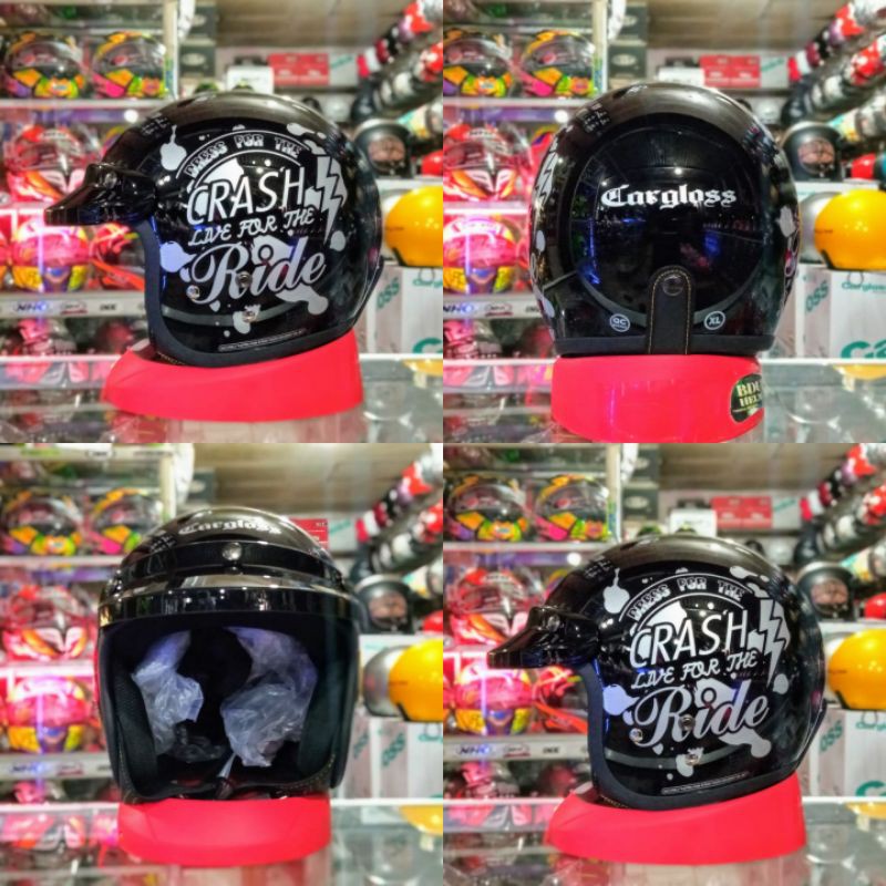 Jual HELM CARGLOSS MOTIF #3 100% ORIGINAL CARGLOSS SNI | Shopee Indonesia