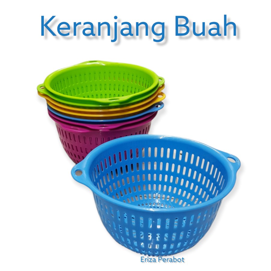 Jual Keranjang Buah Sayur Telur Baskom Jaring Besek Nasi Wadah ...