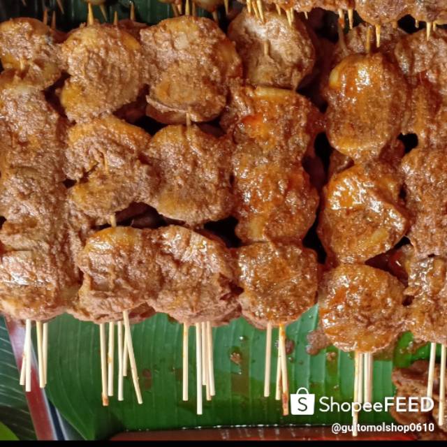 Jual SATE JENGKOL RENDANG GURIH DAN EMPUK BANGET ( Minim order 10 tusuk ...