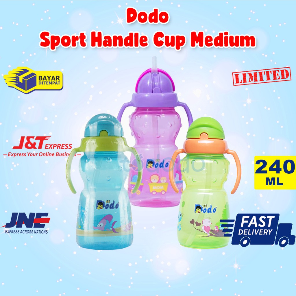 Jual Dodo Sport Handle Cup Medium / Botol Minum Sedotan Sedang | Shopee Indonesia