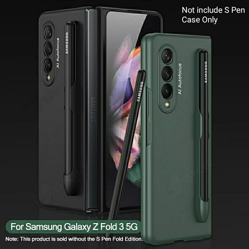 Jual Case Samsung Galaxy Z Fold 3 4 5 5G Hardcase Matte With S Pen Slot | Shopee Indonesia