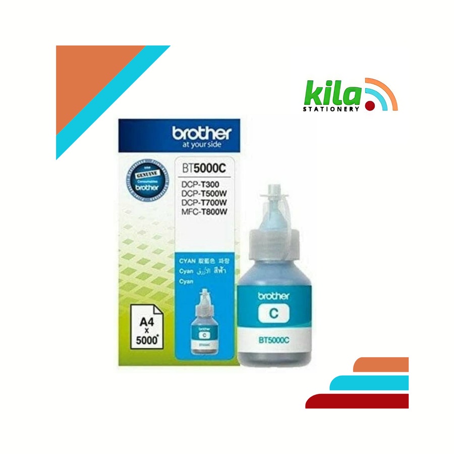 Jual Tinta Brother BT5000C Cyan HL-T4000DW DCP-T310 DCP-T510W DCP-T710W | Shopee Indonesia