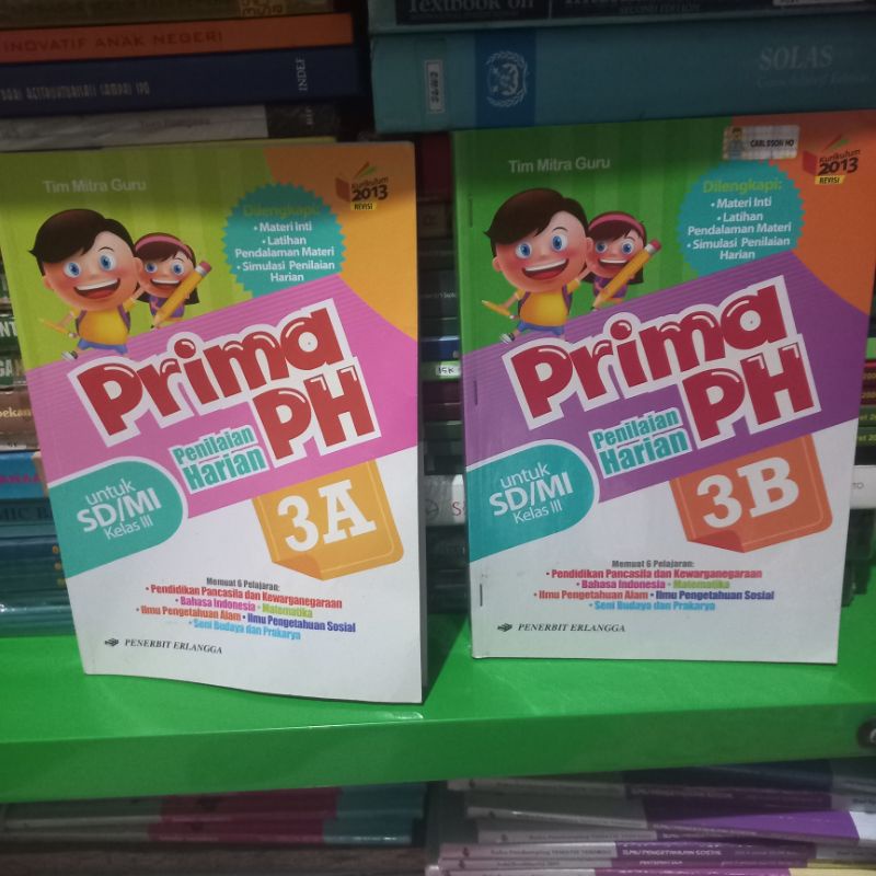 Jual BEKAS PRIMA PH penilaian harian sd kelas 3A&3B k2013 edisi revisi erlangga | Shopee Indonesia