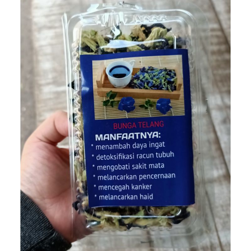 Jual Teh Bunga Telang Kering / Butterfly Pea / Flower Tea / Teh Bunga ...