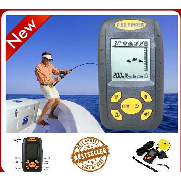 Jual Fish Finder, Fish Radar, Fish Sonar, Radar Pencari Ikan | Shopee ...