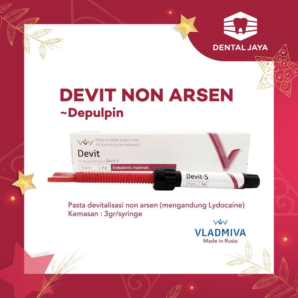 Jual Vladmiva Devit S Non Arsen | Devitec | Depulpin | Devitalisasi ...