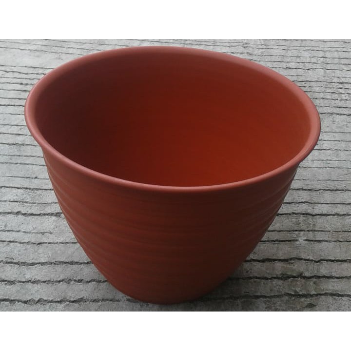Jual Ori Bjp Pot Tawon 27 Cm Merah Bata Tawon Pot 28 Plastik 27cm Vas ...