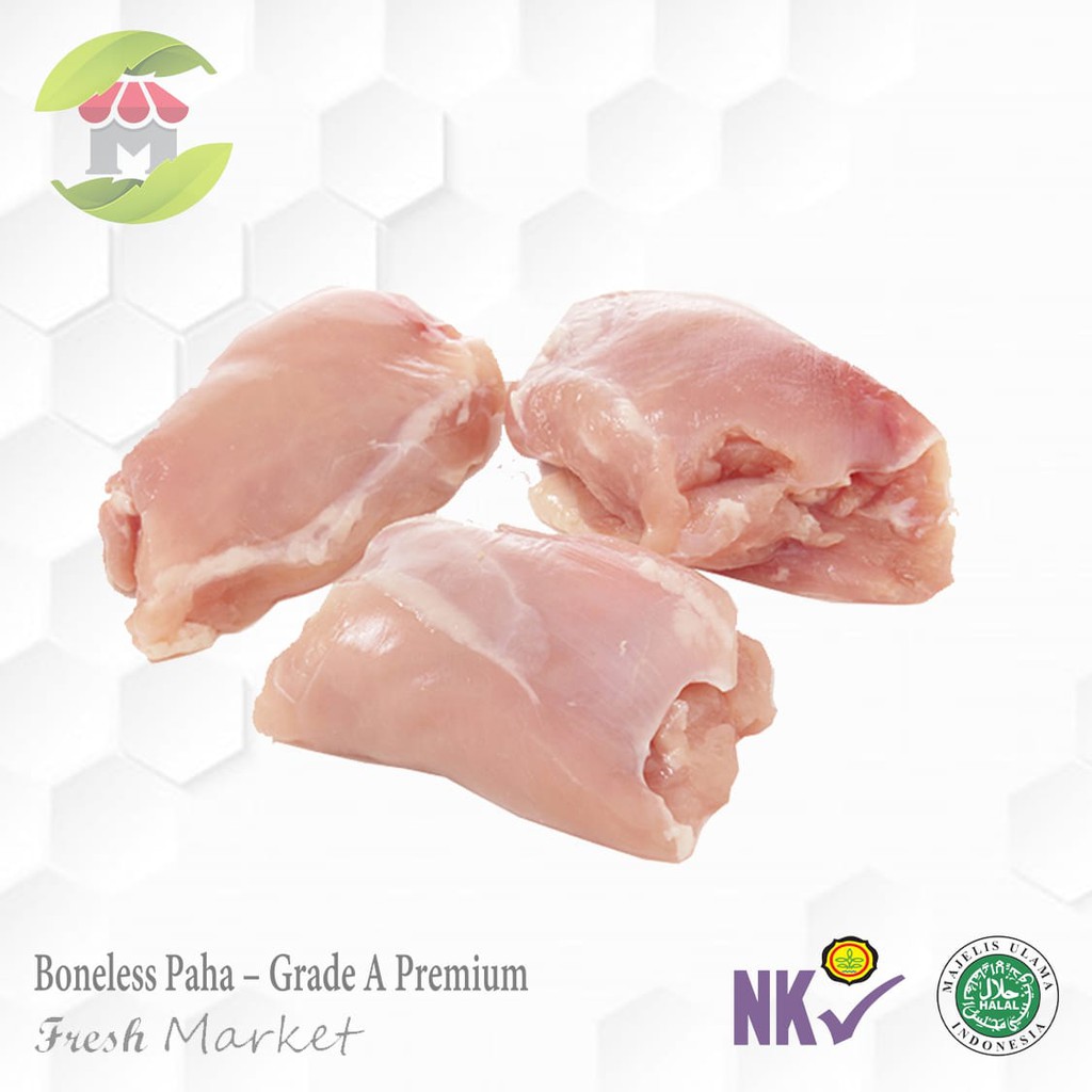 Jual Fillet Paha Ayam 1Kg Boneless Paha Ayam Filet Paha | Shopee Indonesia