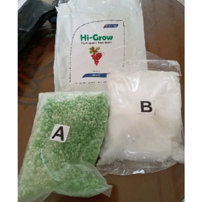 Jual ( COD ) Hi-Grow Nutrisi AB Mix Hidroponik Tanaman Anggur, Pupuk ...