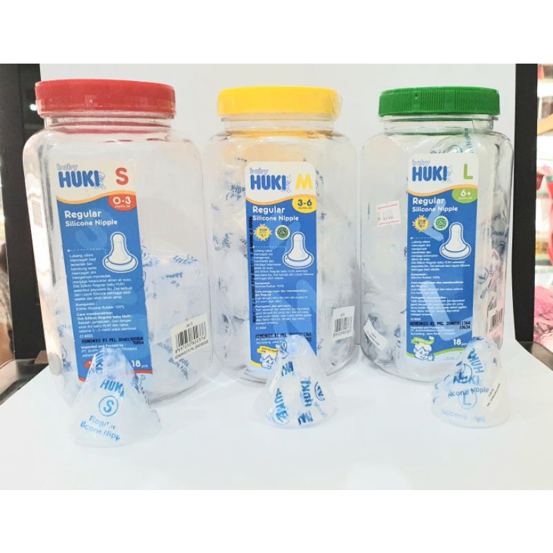 Jual Baby Huki Dot Silicone Regular satuan per pc | Shopee Indonesia