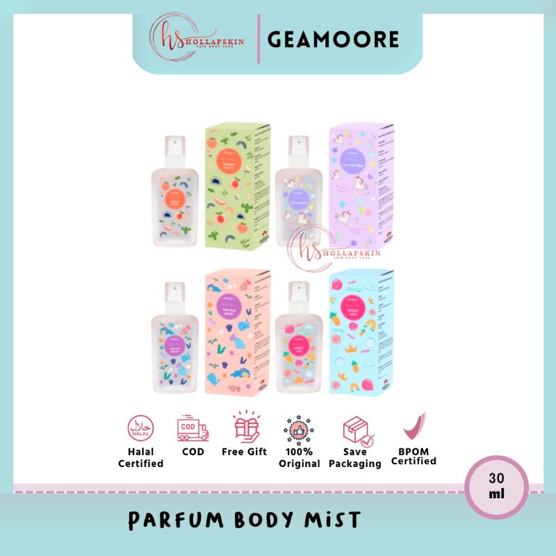 Jual (SIAP KIRIM) GEAMOORE - BPOM PARFUM BODYMIST 30ml / PARFUM BODY ...