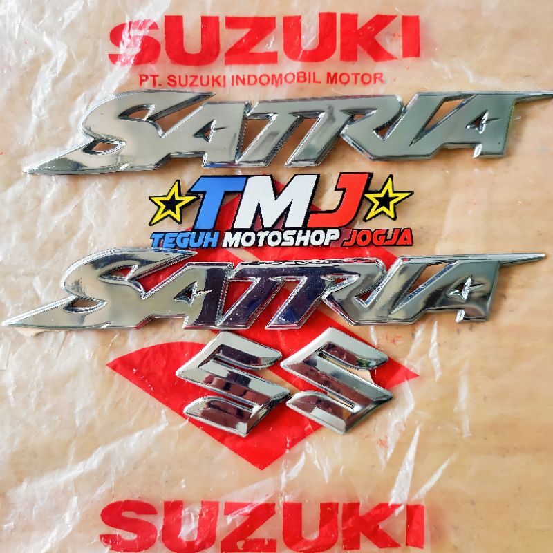 Jual EMBLEM LOGO S SUZUKI SATRIA FU Fi ORI SGP BLACK PREDATOR BATOK ...