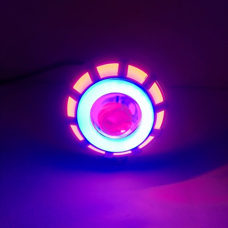 Jual lampu led projie bulat besar 3,5inch universal | Shopee Indonesia