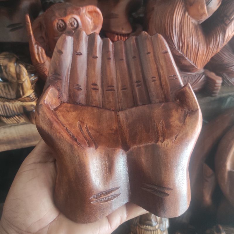 Jual PATUNG TANGGAN TANGGAN DARI KAYU SWAR | Shopee Indonesia