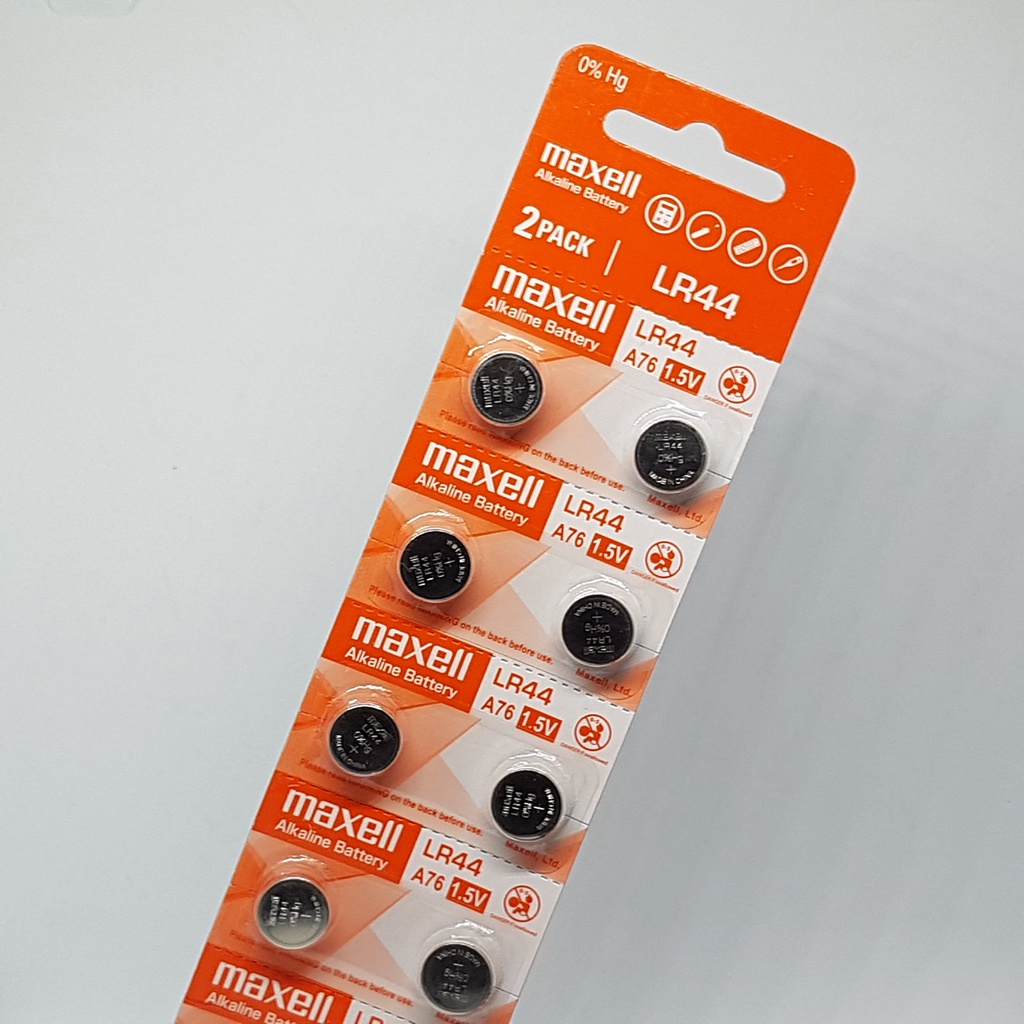 Jual BATERAI UNTUK LIGHTSTICK DAN MAINAN MAXELL LR 44 LR44 A76 ORIGINAL ...