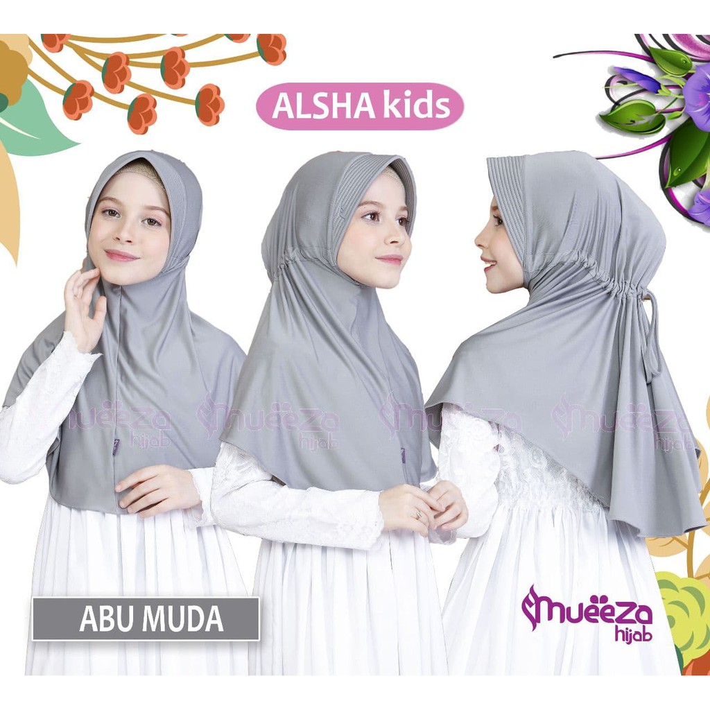 Jual Jilbab Anak seri Alsha Size M (5-10th) Bahan Jersey by Mueeza ...