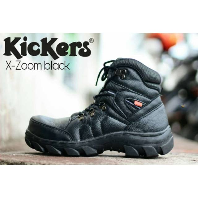 Jual 100% REAL PIC GAN!! SEPATU SAFETY KULIT ASLI UJUNG BESI XZOOM ...