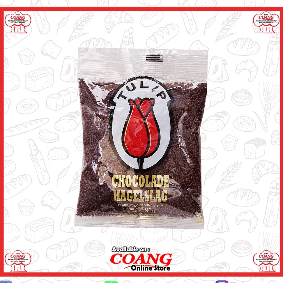 Jual TULIP HAGELSLAG 90 GR - MESES - MEISES - COKLAT COMPOUND BULIR ...
