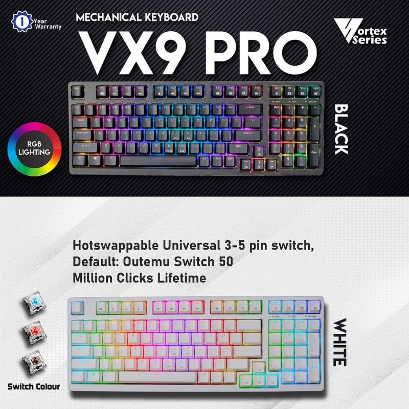 Jual VortexSeries VX9Pro Mechanical Keyboard | Shopee Indonesia