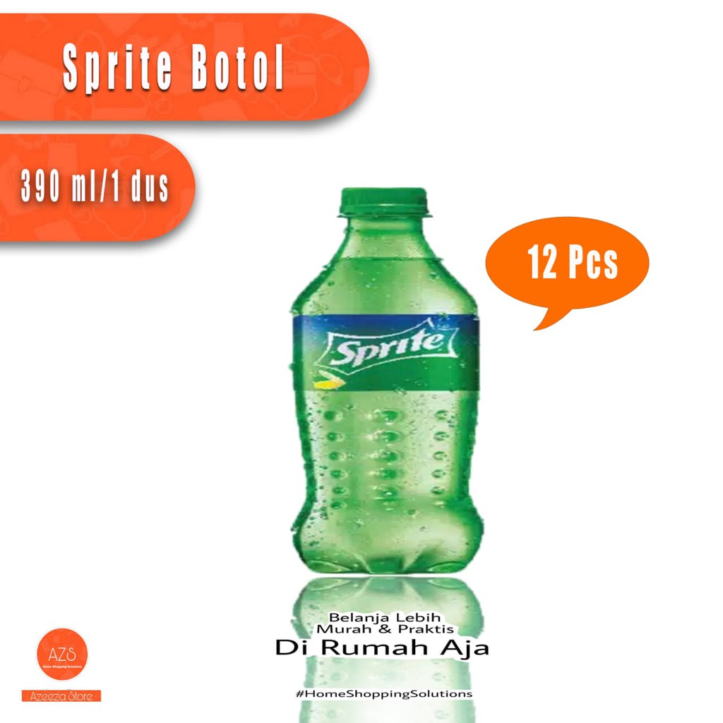 Jual Sprite 390ml Isi 12 Pcs / Sprite Botol Per 390ml 1 Dus isi 12 ...