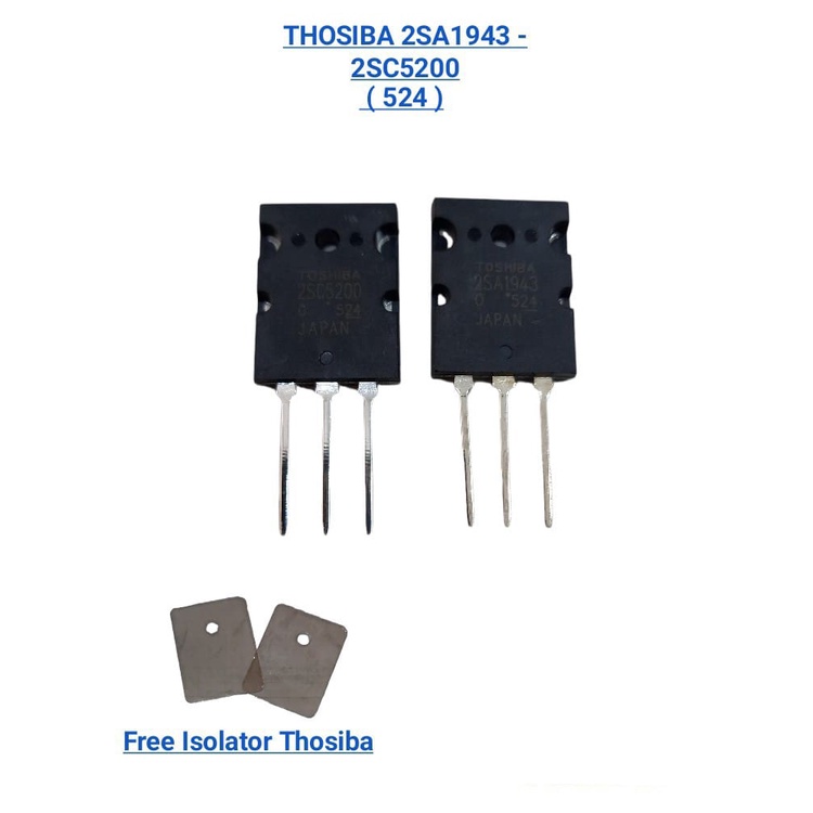 Jual Transistor Final Toshiba 2sc5200 2sa1943 Harga Per Set | Shopee Indonesia