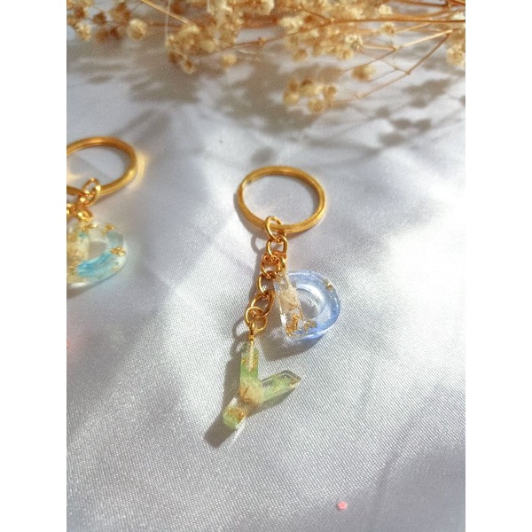 Jual Floral Resin Keychains Mini | Gantungan Kunci Resin Mini | Shopee ...