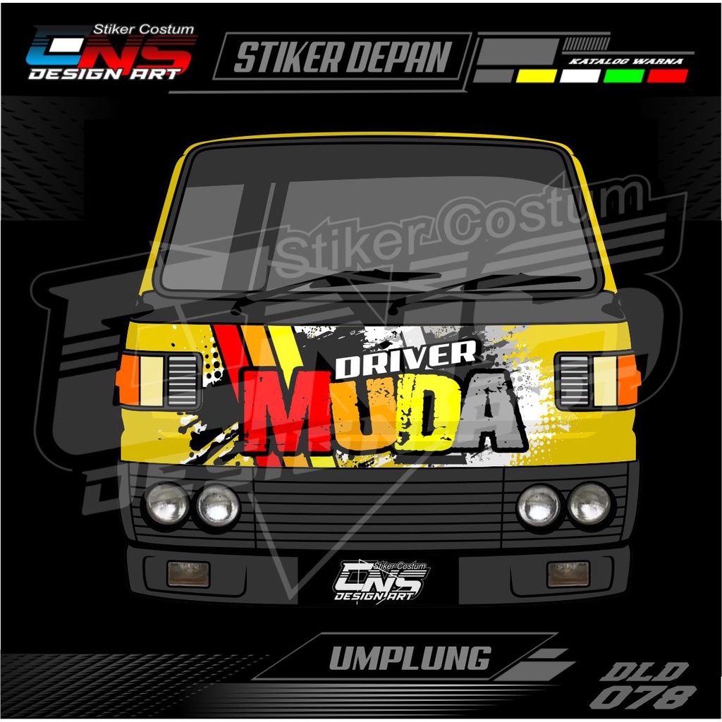 Jual Stiker Kabin Depan Truk Umplung Sticker Depan All Truk Canter ...