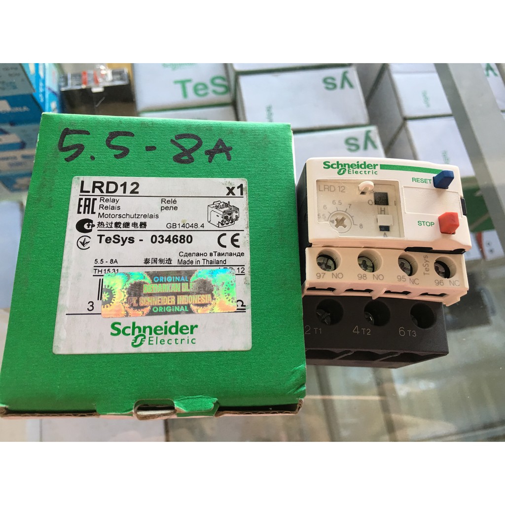 Jual Overload Schneider LRD 12 (5.5 - 8a) | Shopee Indonesia