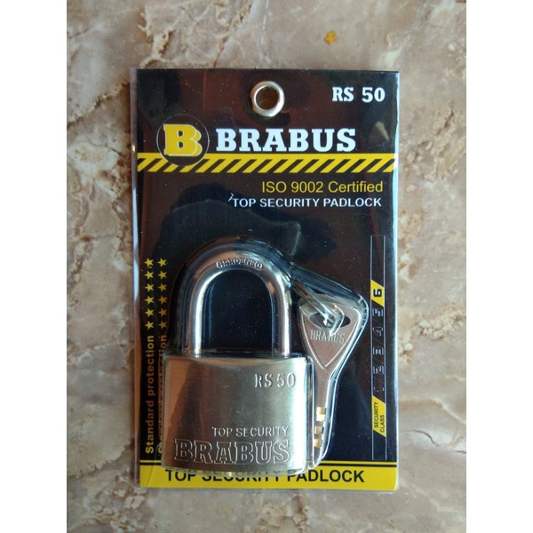 Jual Kunci Gembok Brabus Kunci Brabus 50S Pendek Kuningan | Shopee ...