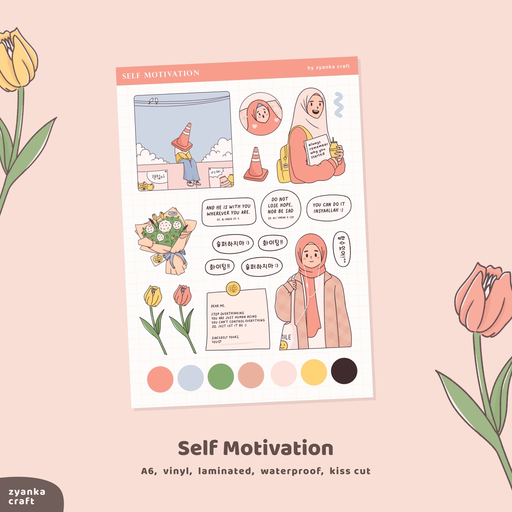 Jual Sticker Self Motivation | Shopee Indonesia